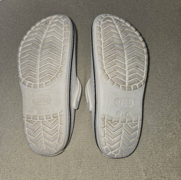 CROCS | Shoes | Crocs Classic Crocband White Shoes Size 9 | Poshmark